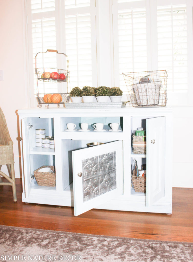 Transform a TV Stand Into a Buffet Cabinet in 5 Easy Steps