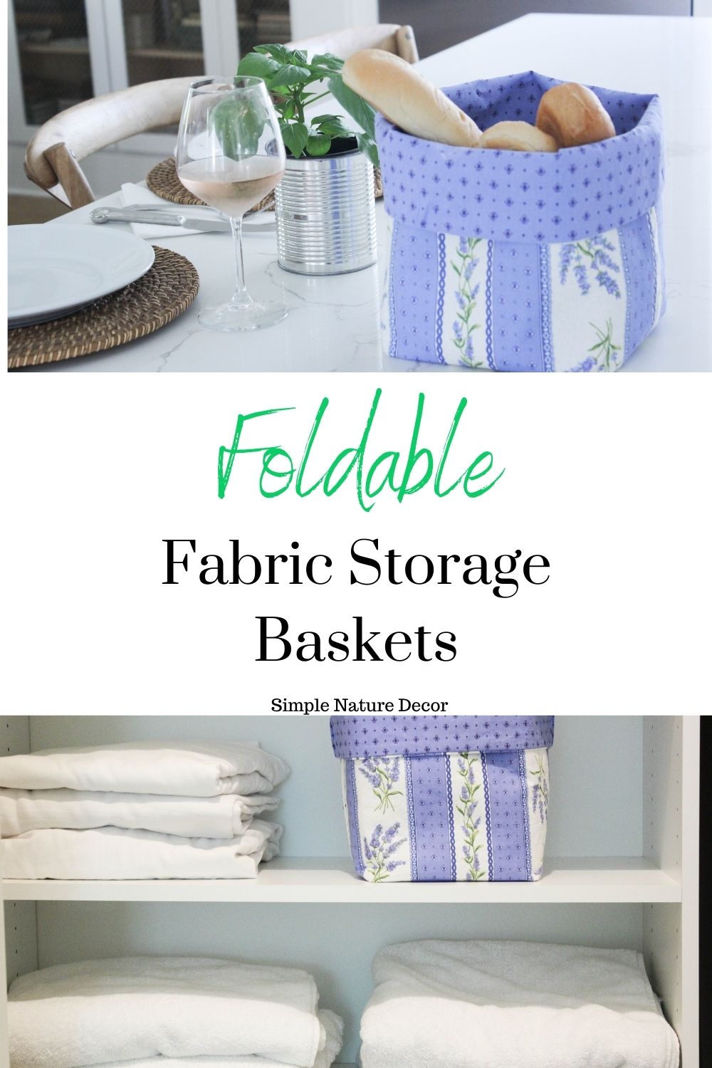 Foldable Fabric Storage Baskets That You Will Love