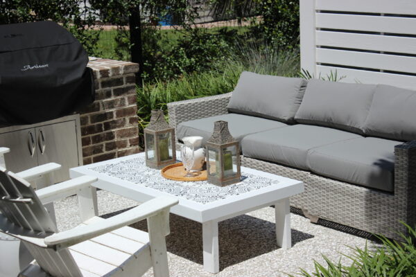 How To Make An Outdoor Tile Coffee Table Using Leftover Tiles