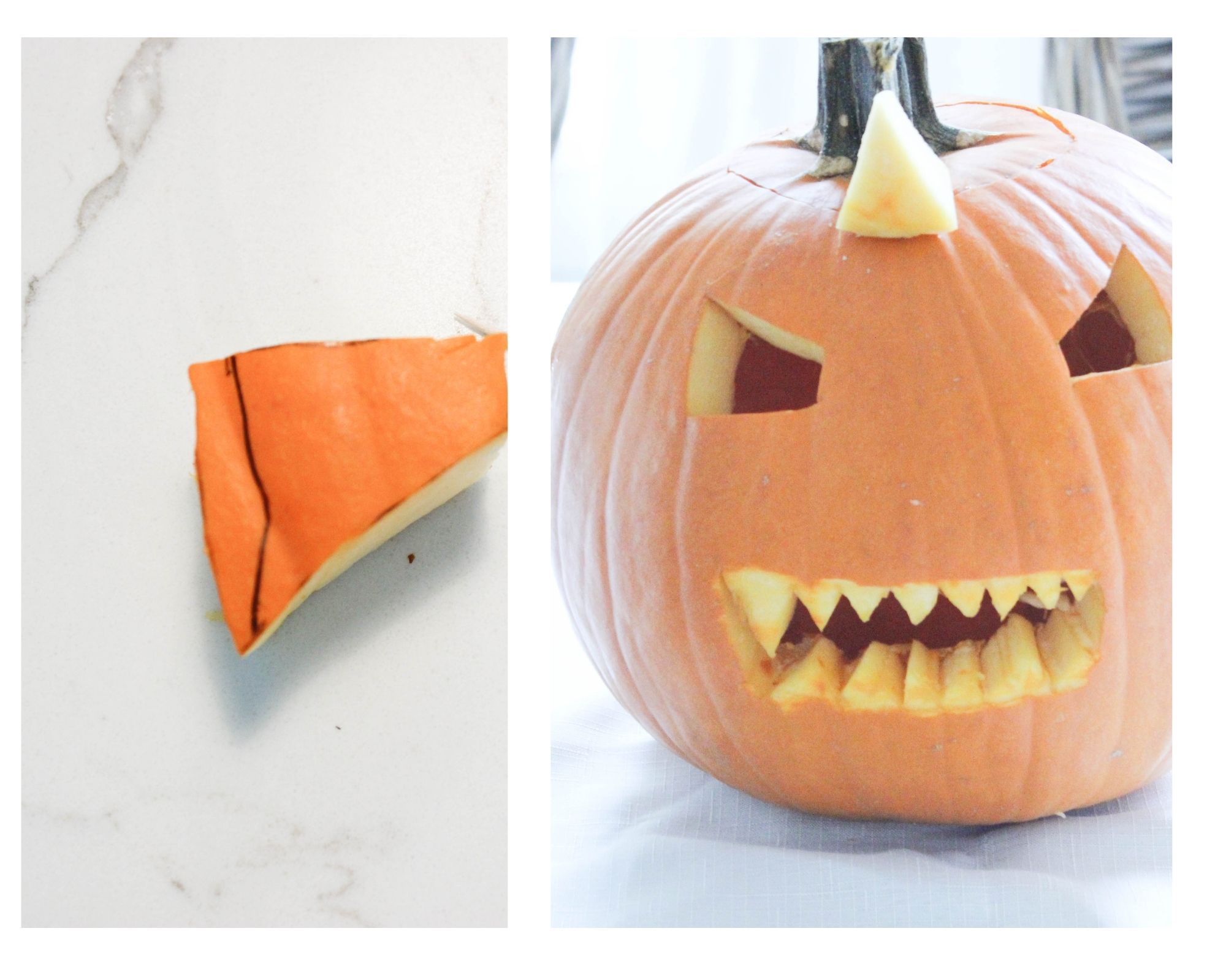 How To Carve A Pumpkin Shark With Teeth